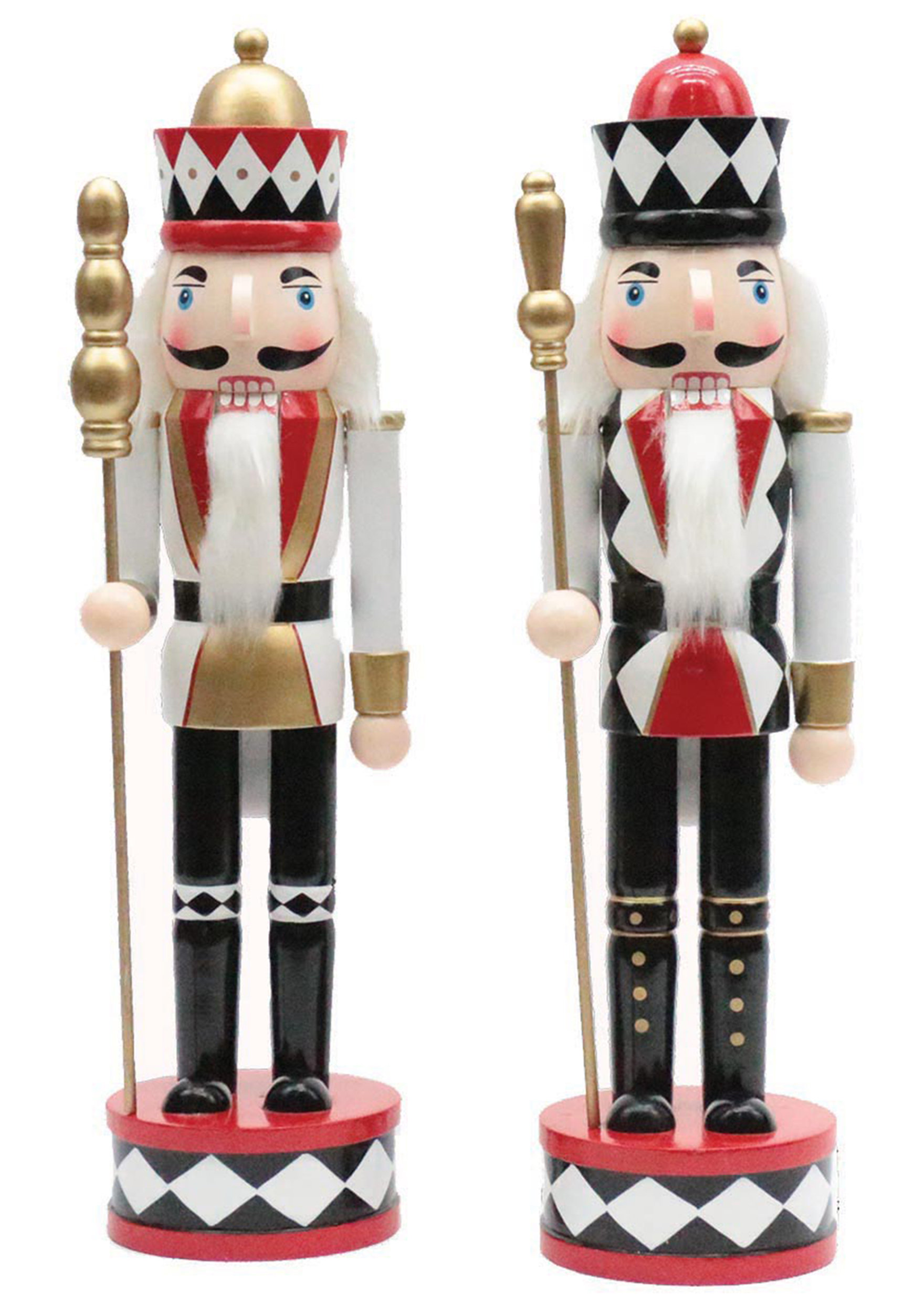The Holiday Aisle® 15" Harlequin Nutcracker, Set Of 2 "& Reviews" | Wayfair