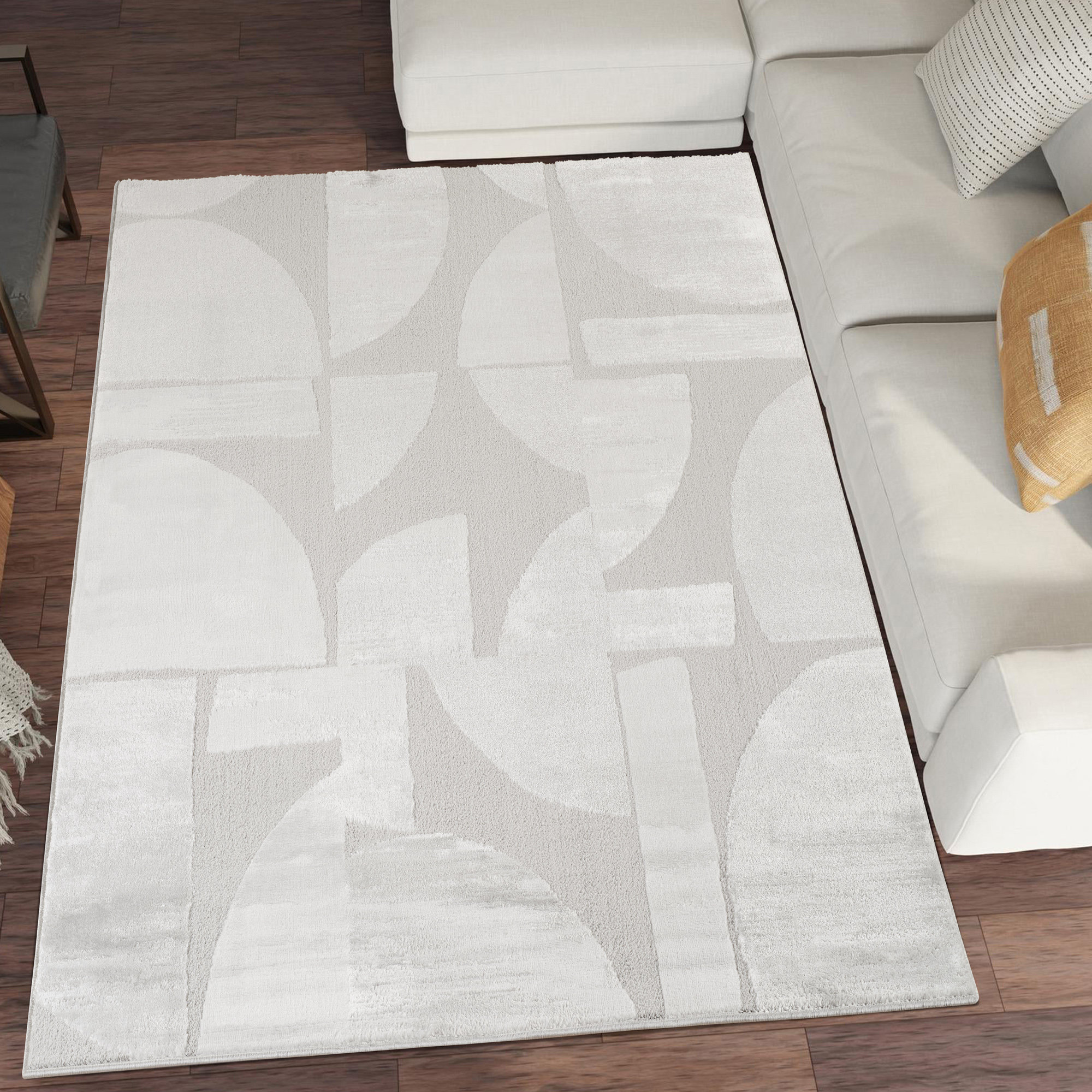 Desire Rugs Hamilton Modern Metallic Sheen Area Rug - Polypropylene ...