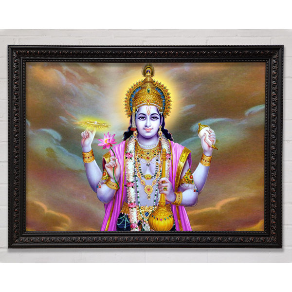 Bright Star Hindu Vishnu - Print | Wayfair.co.uk