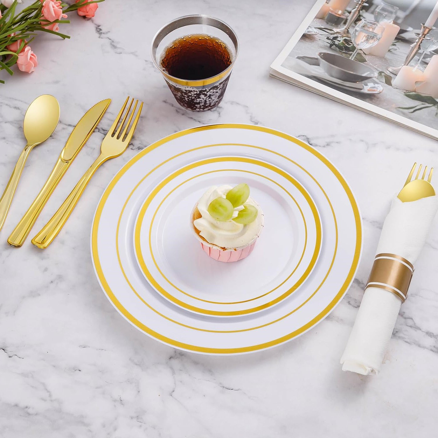 Hokku Designs Hurless 350 Piece Dinnerware Set - Service for 50 | Wayfair