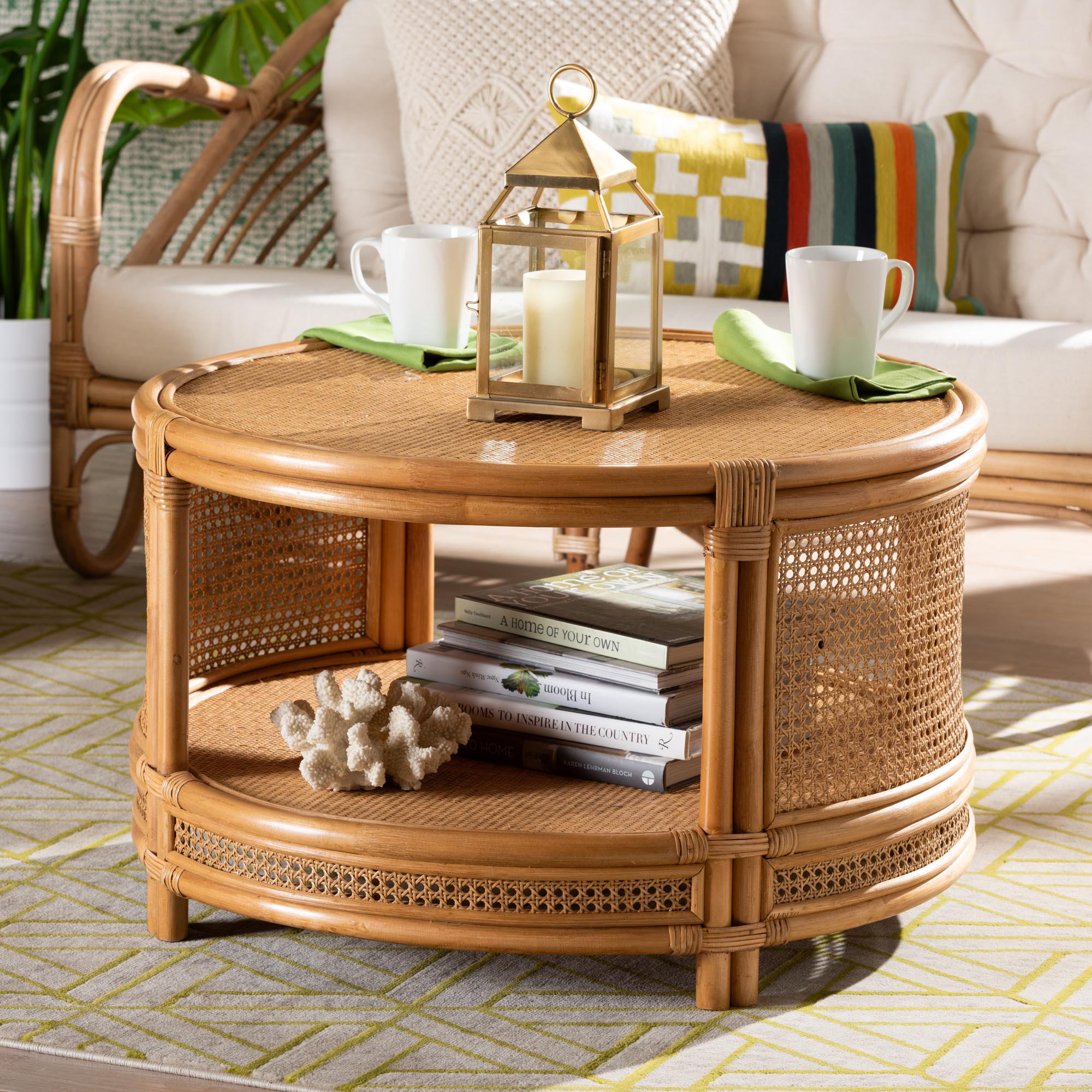 One Allium Way Atencio Rattan Coffee Table & Reviews - Wayfair Canada