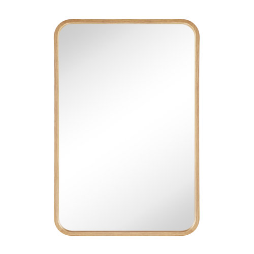 Latitude Run® Itzary Solid Wood Framed Rectangle Wall Mirror | Wayfair