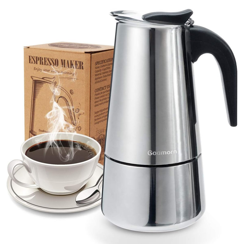 KingSo Stainless Steel Percolator 10 Cups Silver Percolator | Wayfair