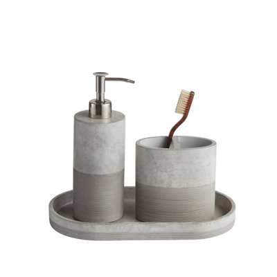 Roselli Trading Company® City Line 3 Piece Bathroom Accessory Set ...