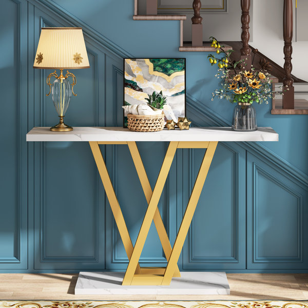 Borough Wharf Igikpak Mackel 110Cm Console Table & Reviews | Wayfair.co.uk