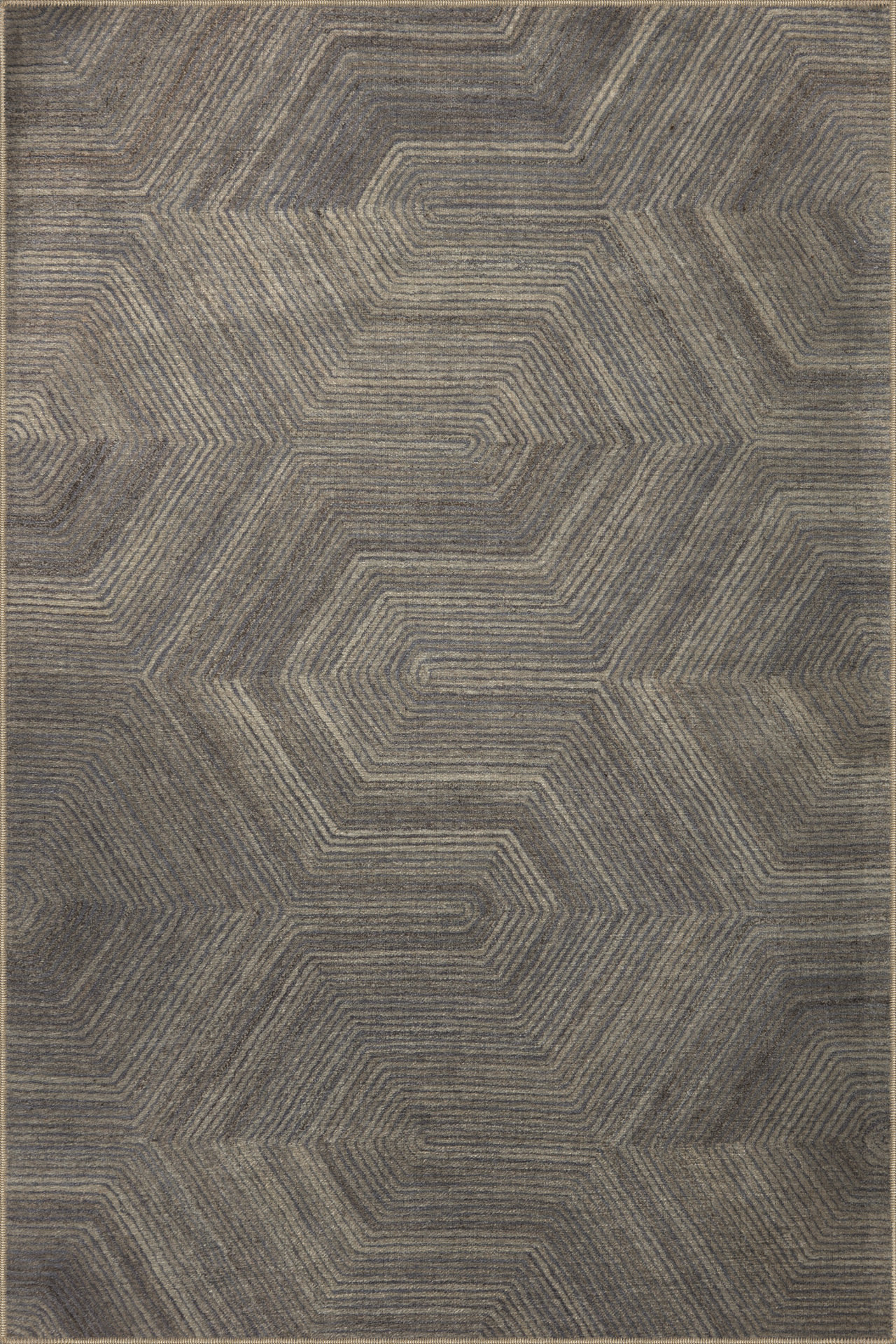 Corrigan Studio® Gray Themed Abstract Geometric Patterned Creative ...