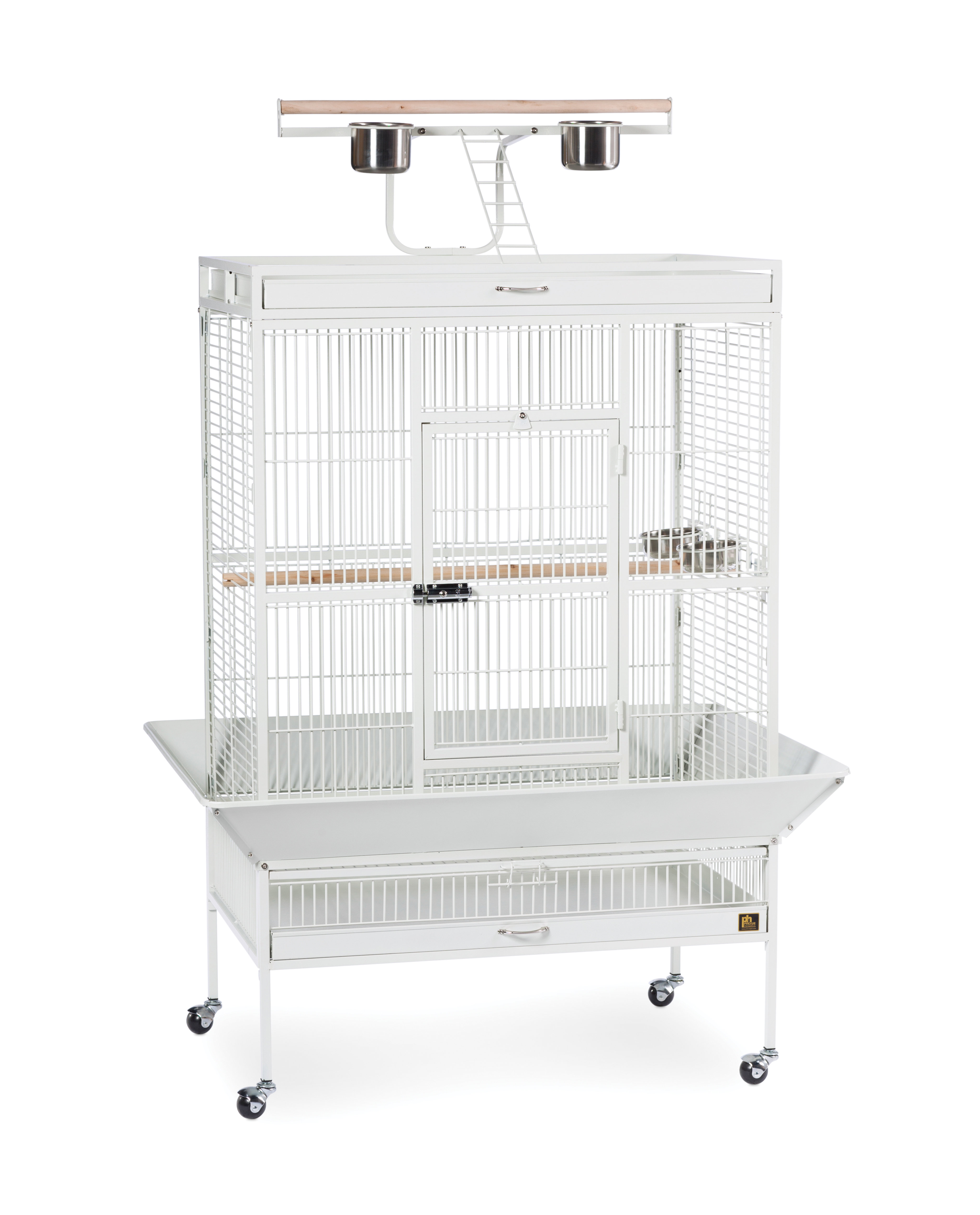 Archie & Oscar™ Lucile Steel Play Top Floor Bird Cage with Wheels ...