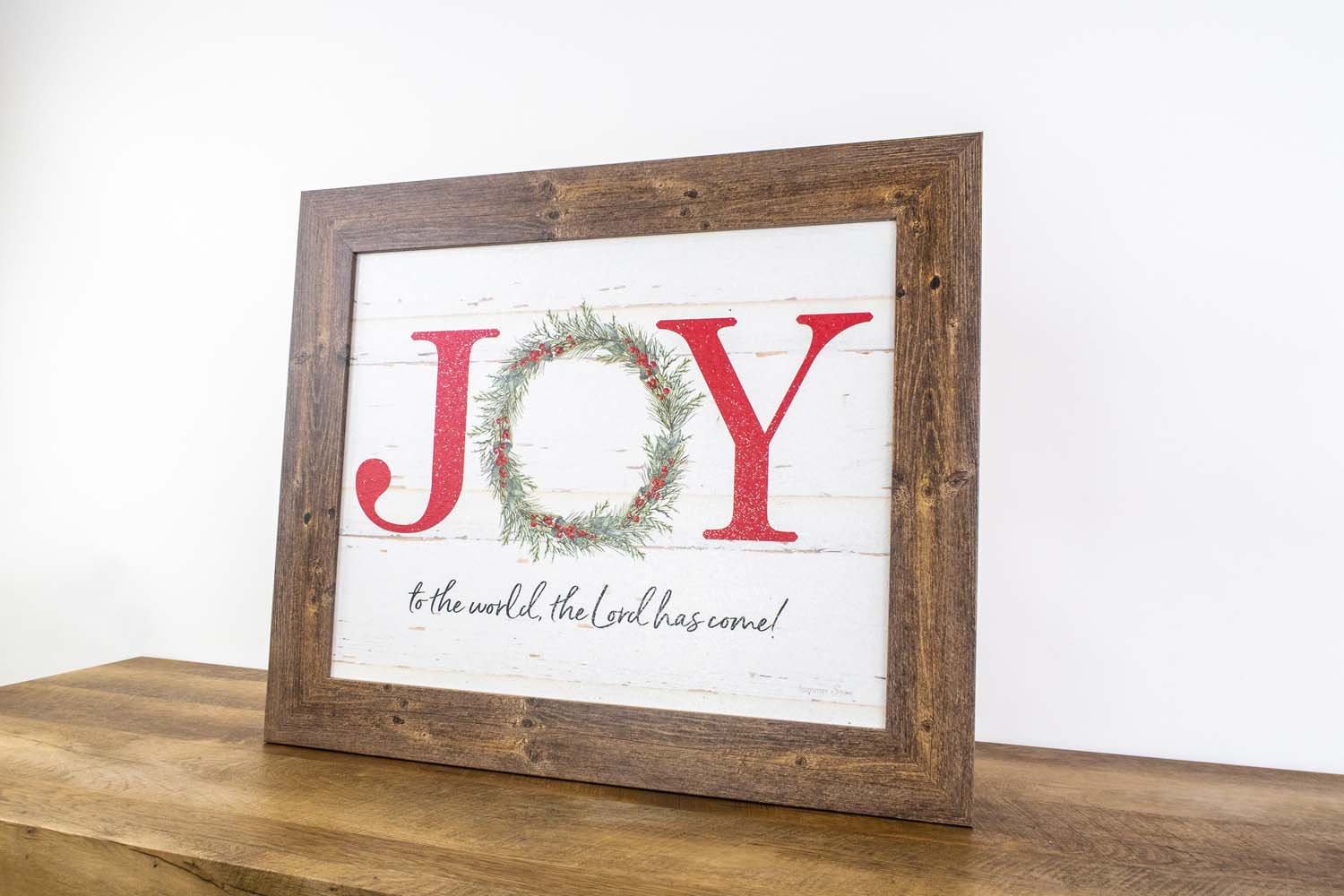 The Holiday Aisle® Winter Picture Frame Graphic Art on | Wayfair