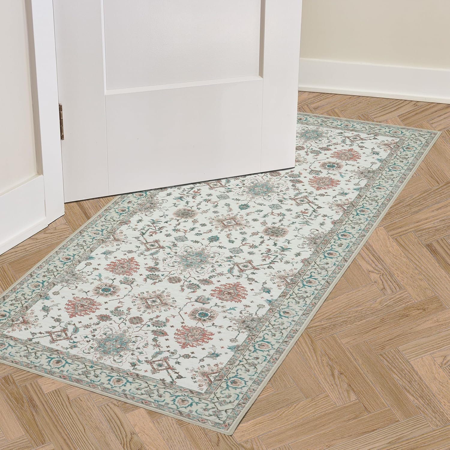 Canora Grey Washable Slip Resistant Runner Rug 2 Piece Set | Wayfair