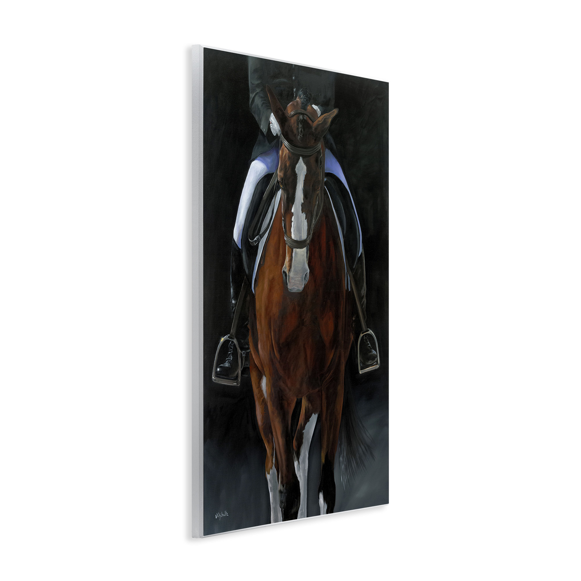 Stupell Industries Balance Trotting Horse Wall Plaque Art by Victoria ...