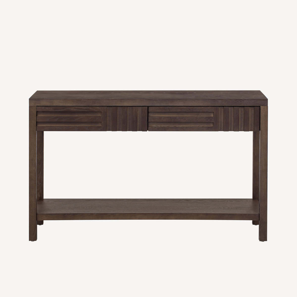 Lark Manor™ Striped Design Ash Veneer Console Table Entryway Table ...