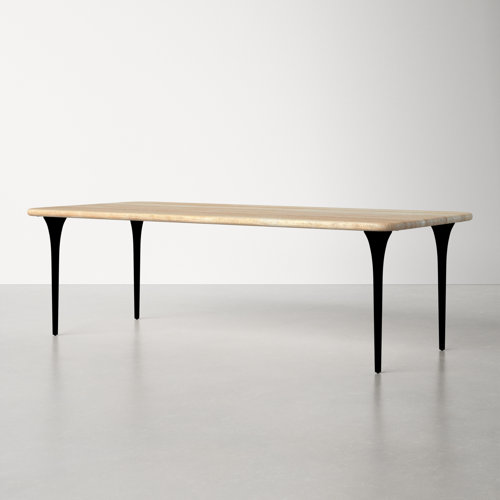 AllModern Chicago Solid Wood Dining Table & Reviews | Wayfair