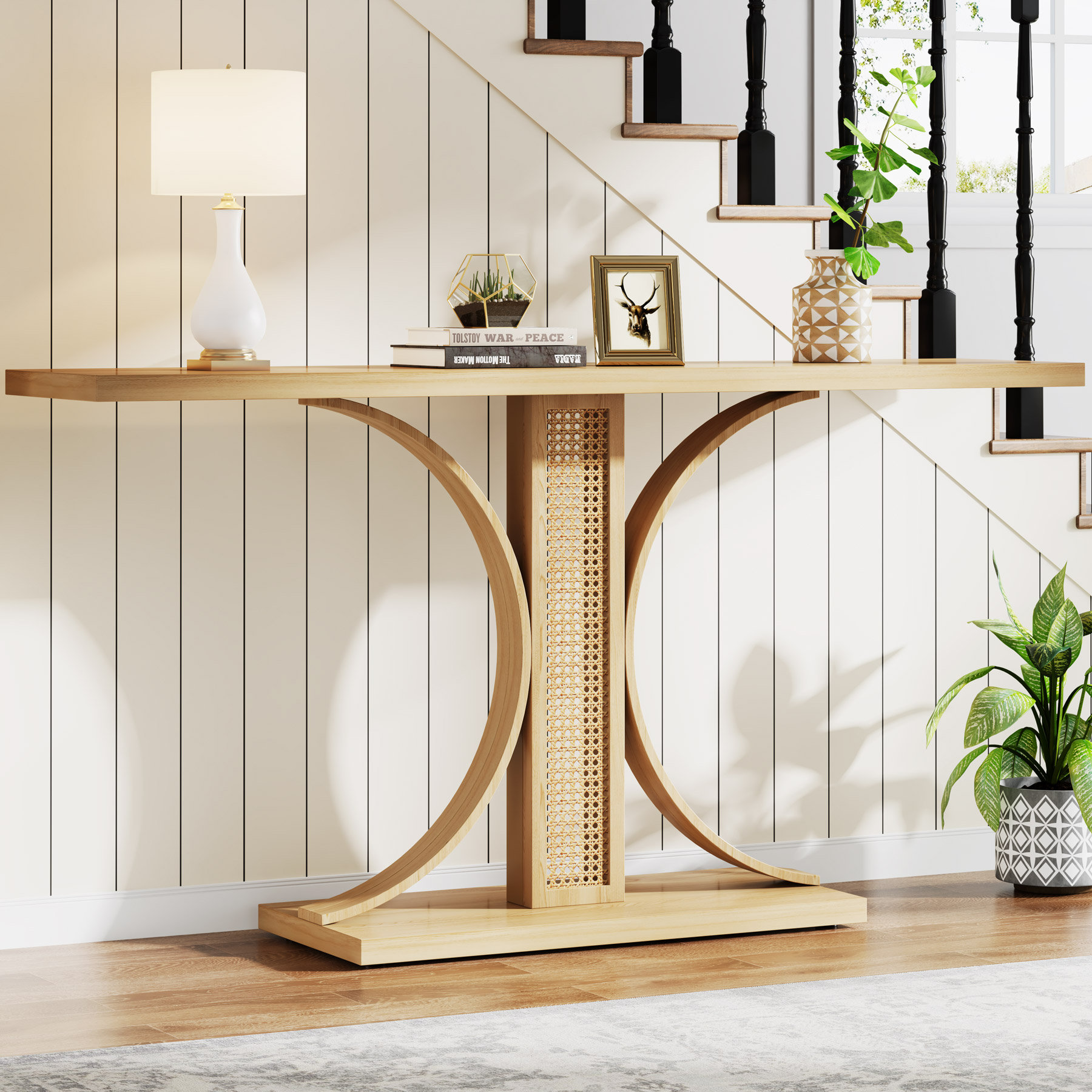 Mercer41 Haugland 55.12'' Console Table | Wayfair