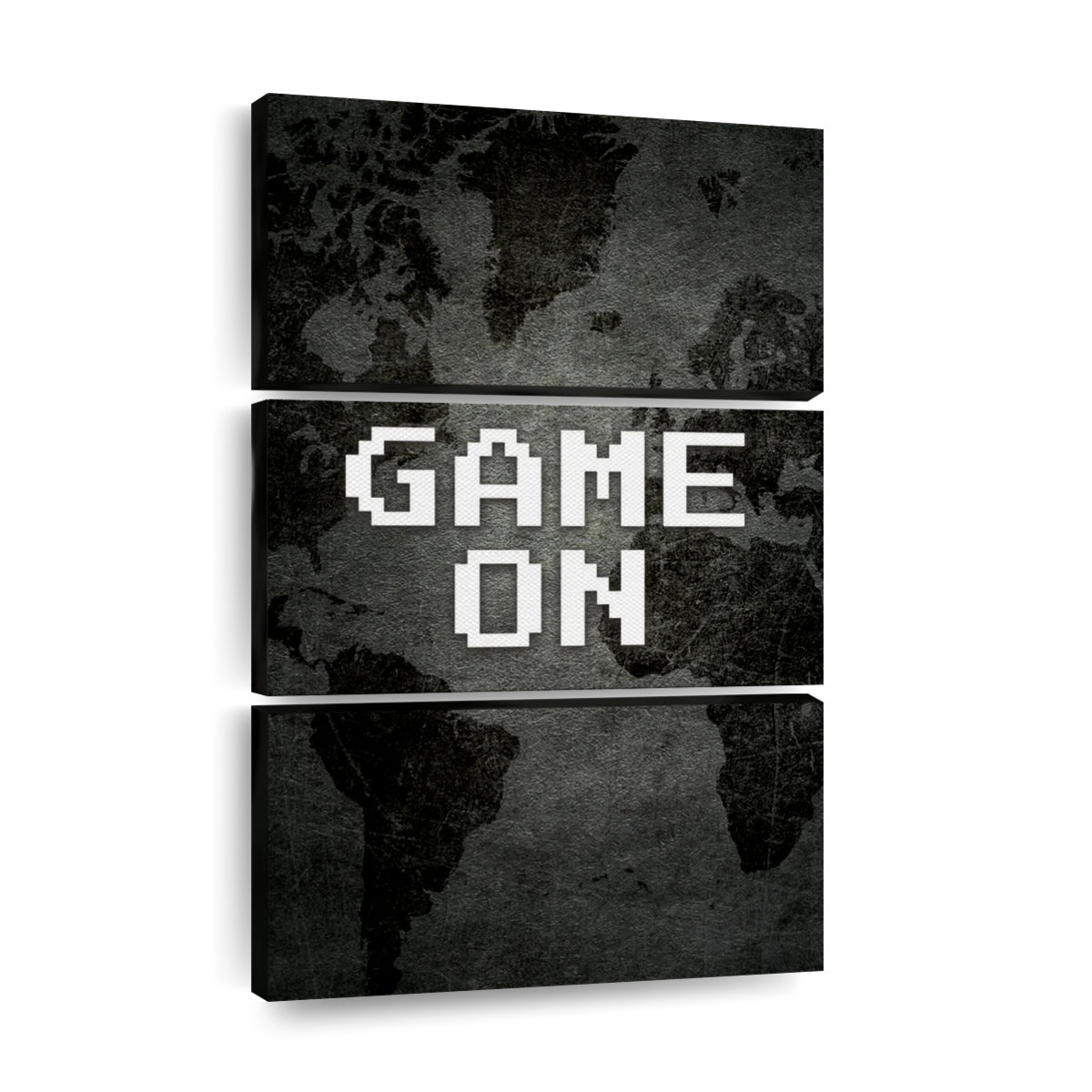 Trinx Video Games Game On World Map Multi Piece Canvas Print On Canvas ...