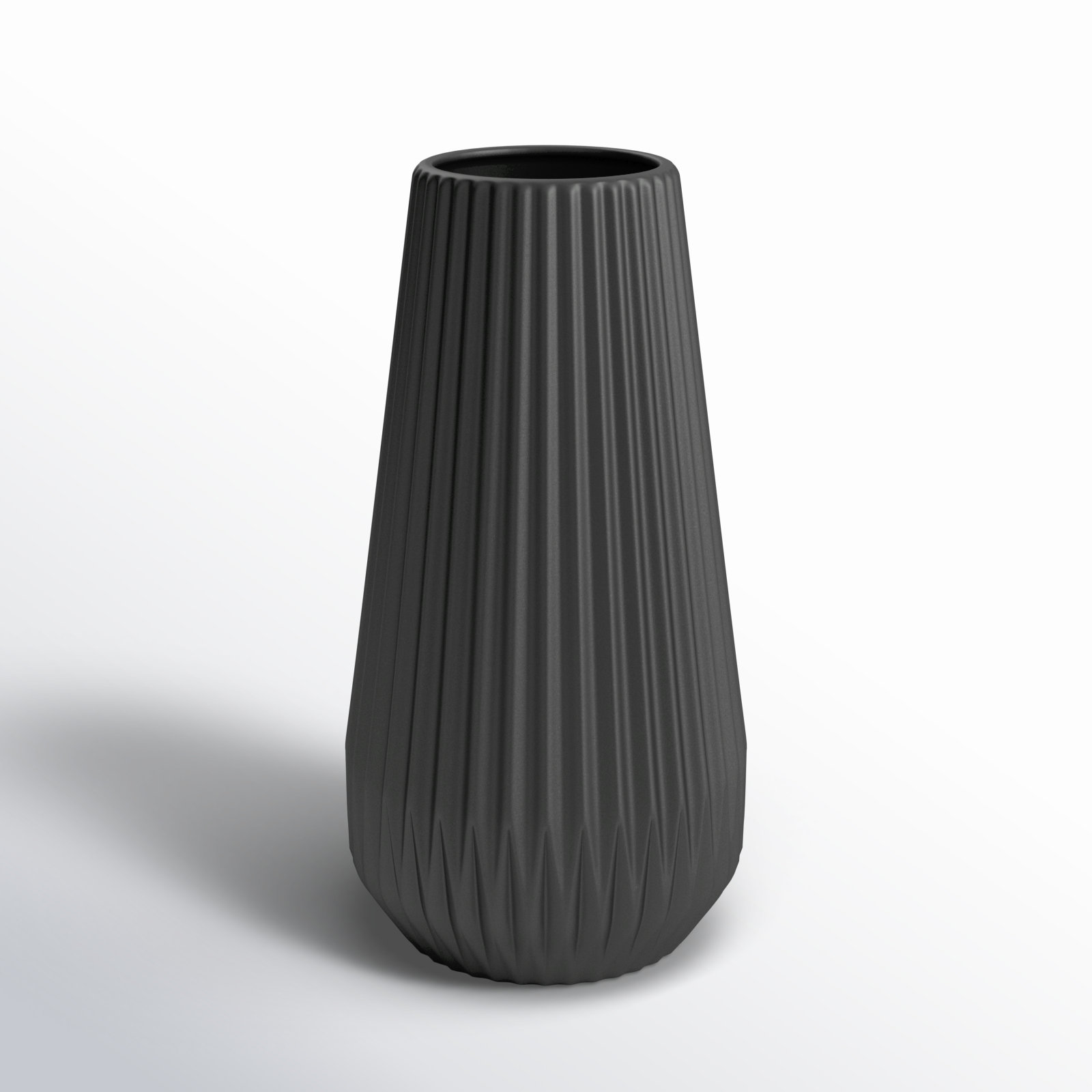 Birch Lane™ Laudine White 11.42" Stoneware Table Vase & Reviews | Birch ...