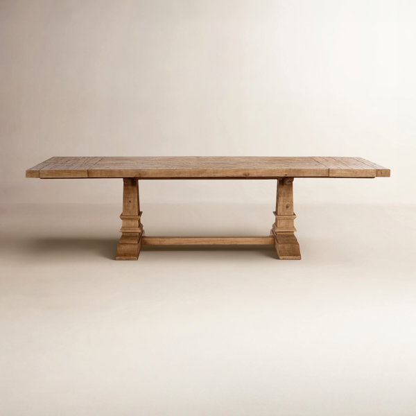 Birch Lane™ Vienna Extendable Reclaimed Pine Wood Dining Table ...