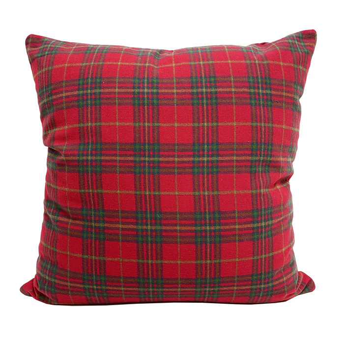 Fennco Styles Checkered Reversible Throw Pillow | Wayfair