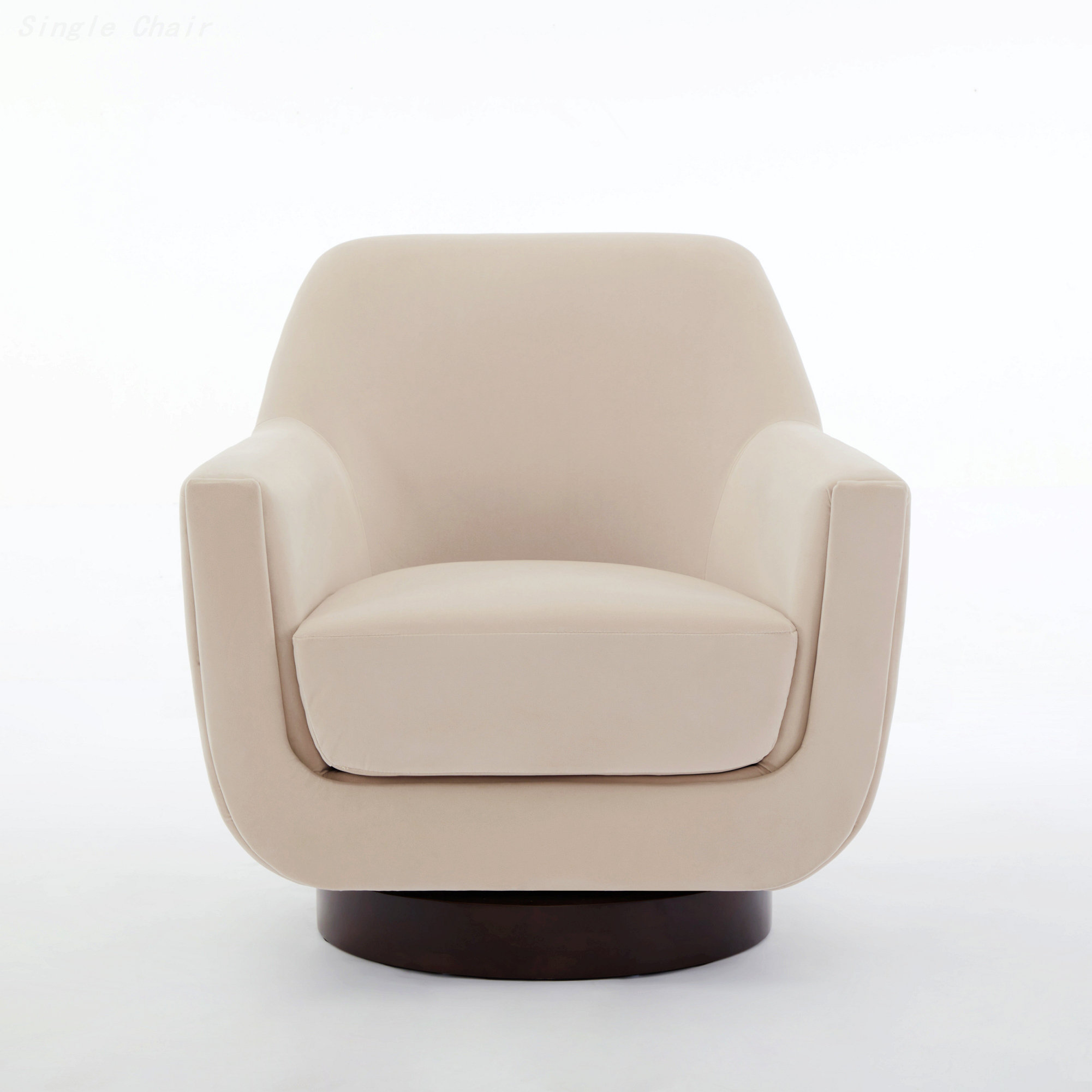 Latitude Run® Practical Single Chair, U-Shaped Swivel Chair, Accent ...
