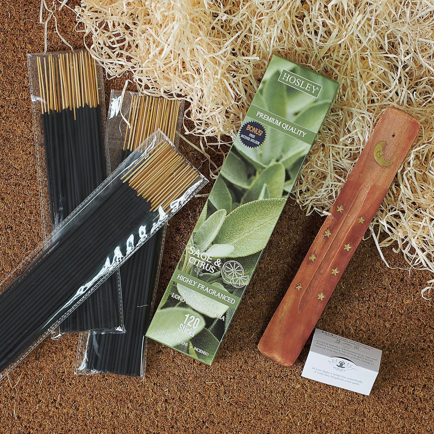 HG Global Hosley 120 Pack of Citrus Fragrance Incense Stick. Ideal Gift ...