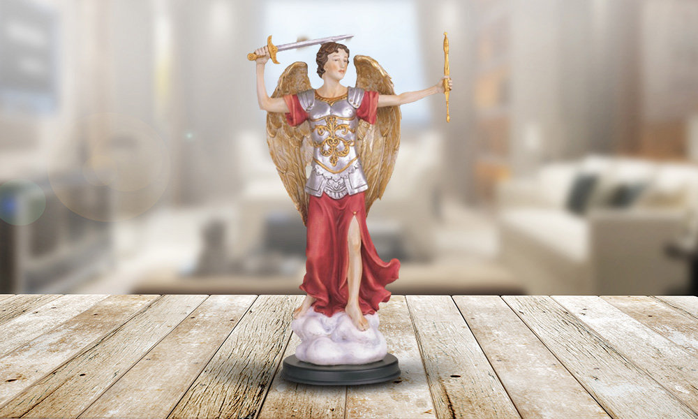 Trinx 12"H Archangel Michael Saint Michael The Strongest Angel Holy ...
