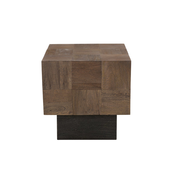 Joss & Main Topeka Solid Wood Block End Table & Reviews | Wayfair