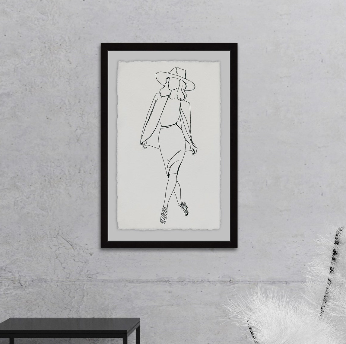 East Urban Home Classy Panama - Picture Frame Drawing Print on Paper ...