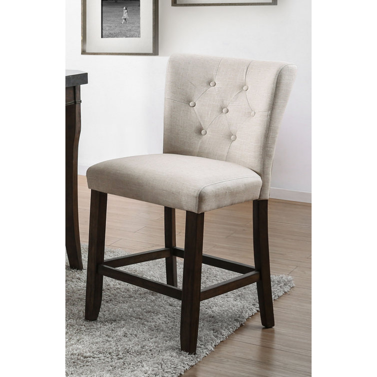 Alcott Hill® Hafford Upholstered Counter Stool & Reviews | Wayfair