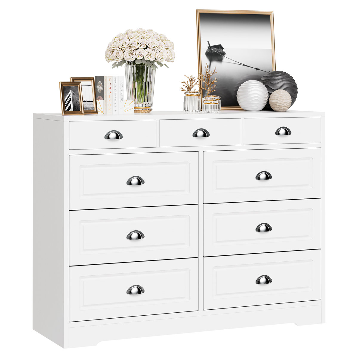 Lark Manor™ Atsuhisa 46.7" W 9 - Drawer Dresser & Reviews | Wayfair