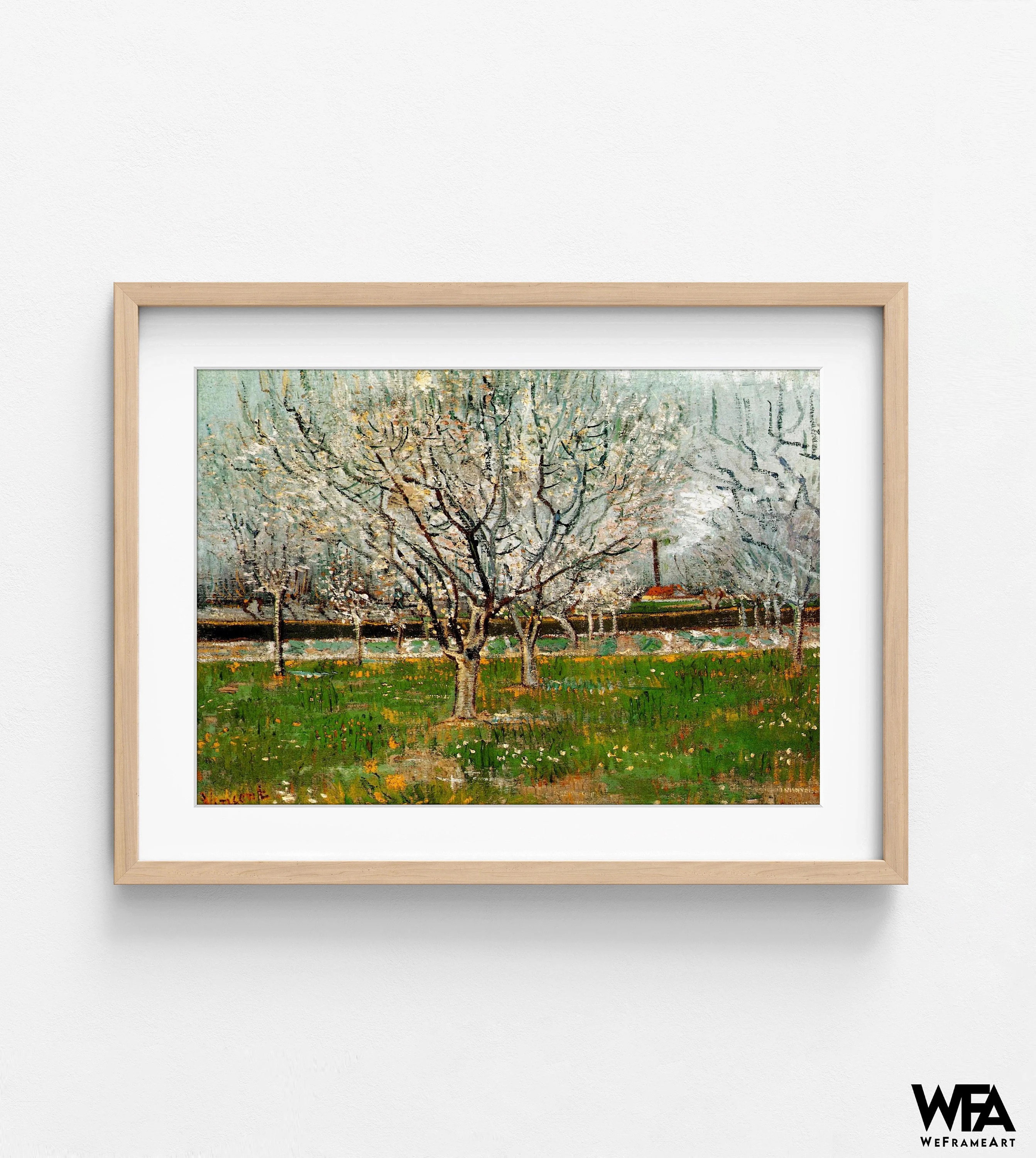 WeFrameArt Orchard In Blossom Van Gogh Painting Print, Van Gogh Apricot ...