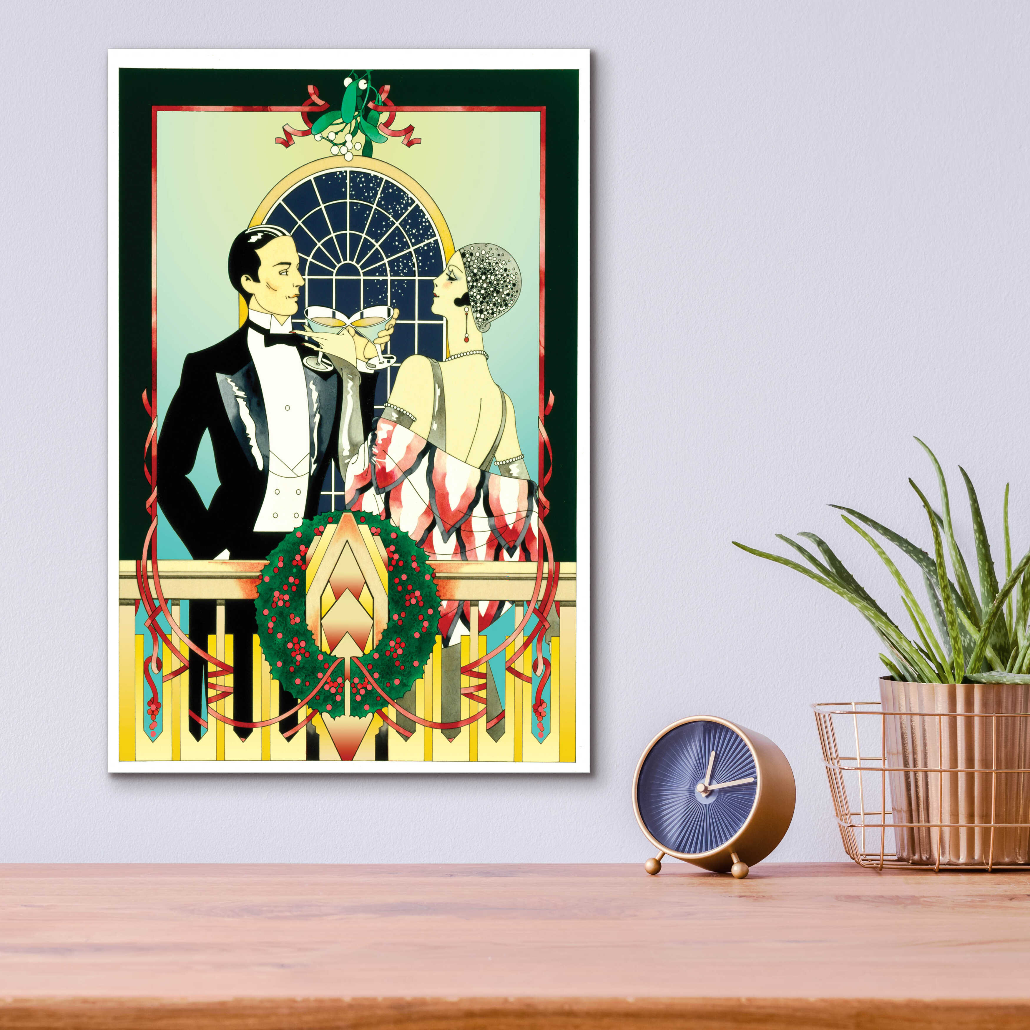 Mercer41 Epic Art 'Christmas Toast' By David Chestnutt, Acr Christmas ...