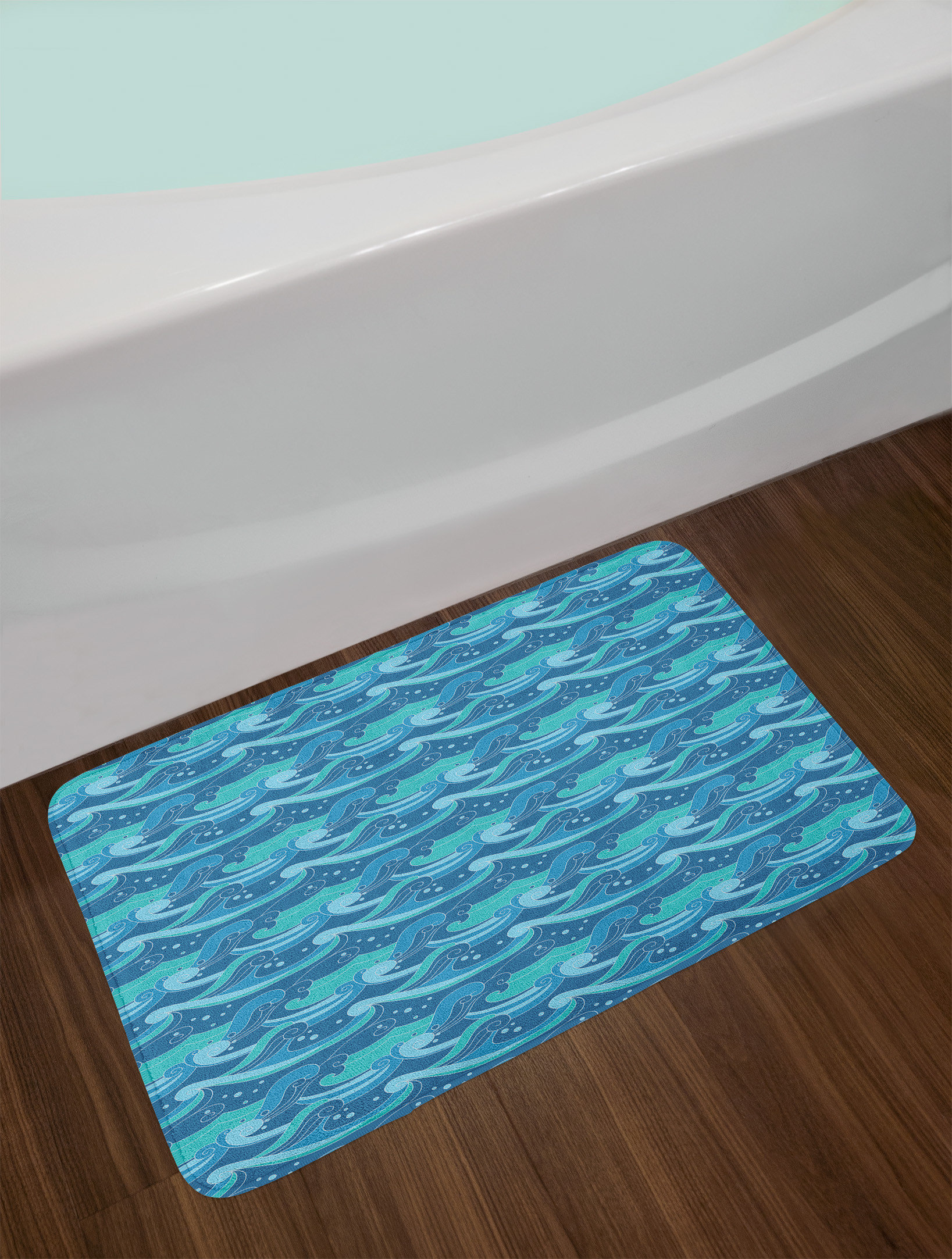 East Urban Home Malaya Bath Mat | Wayfair