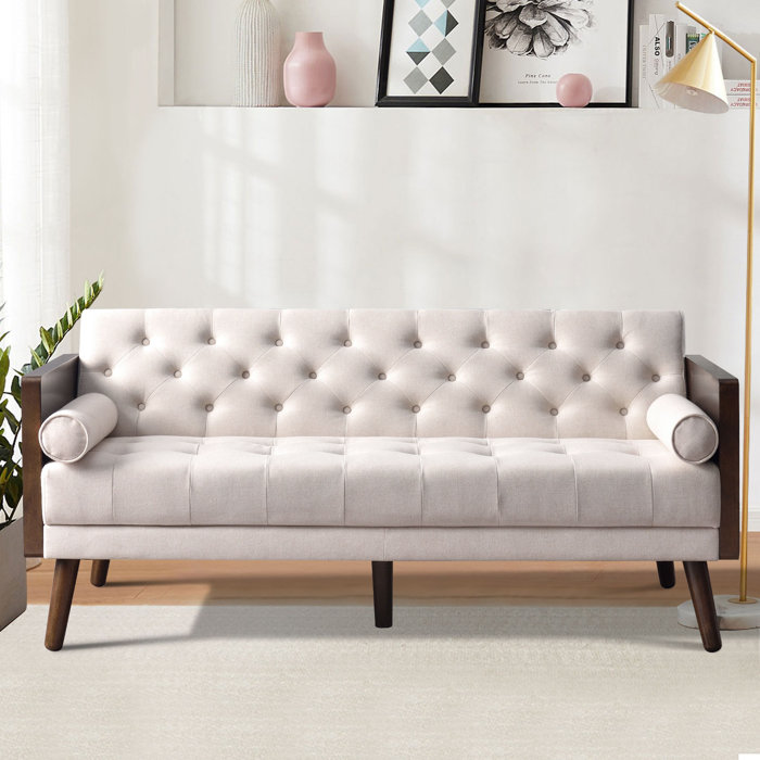 George Oliver Gurjas 70'' Upholstered Reclining Sofa & Reviews | Wayfair