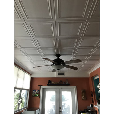 A La Maison Ceilings Line Art 1.6 ft. x 1.6 ft. Polystyrene Glue-up ...