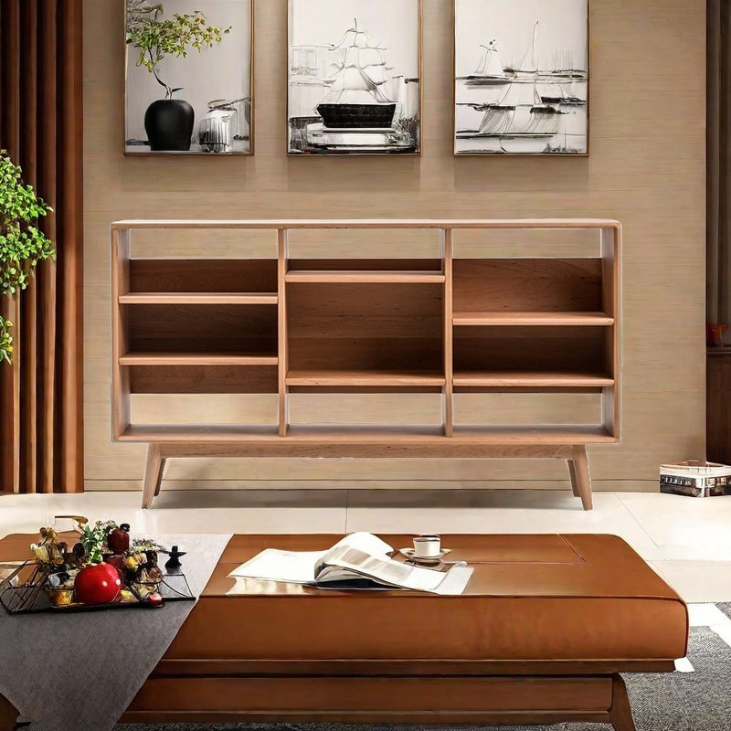 Parttlion Simple Japanese style bookcase shelving - Wayfair Canada