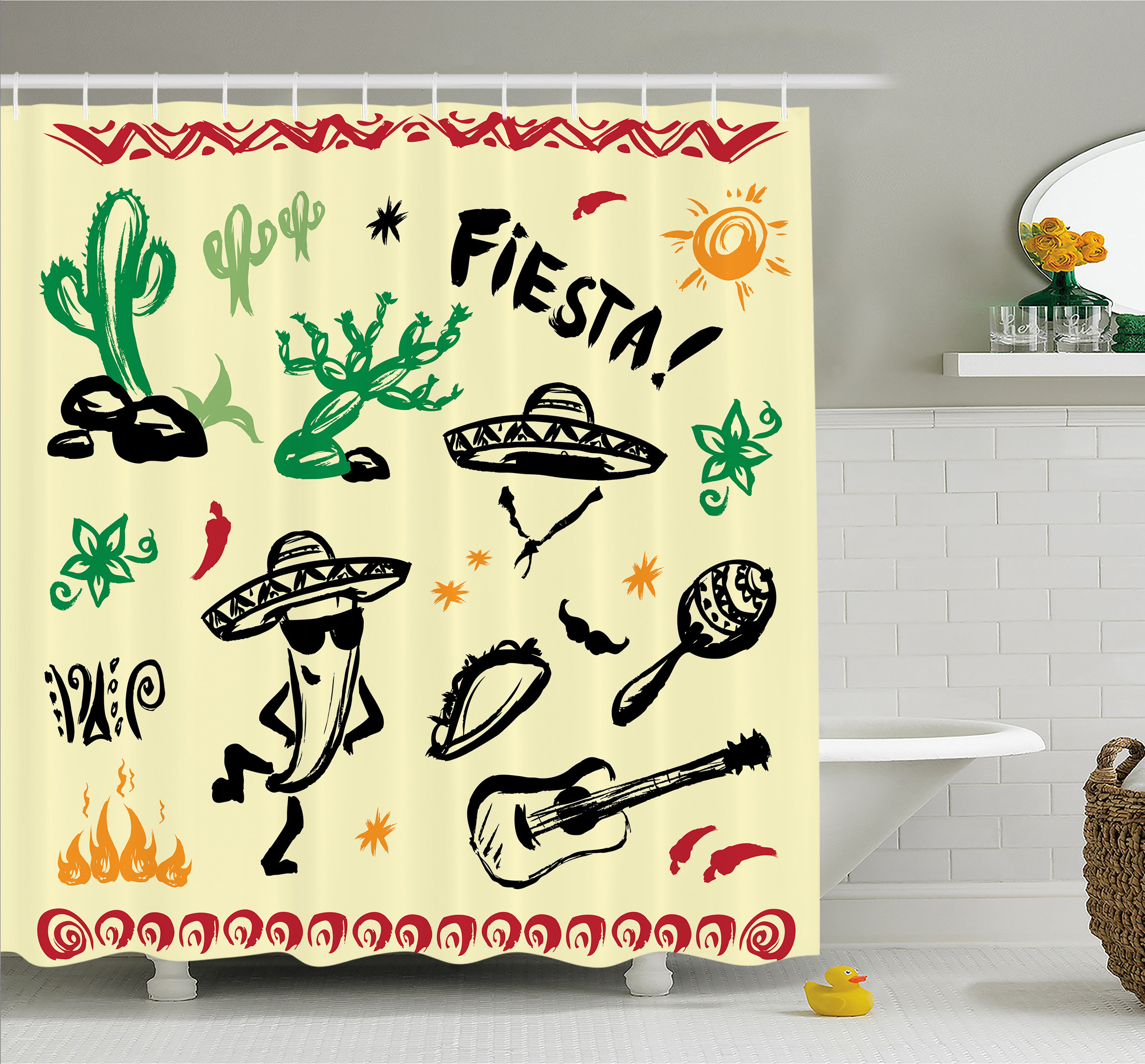 East Urban Home Mexican Popular Hispanic Objects with Fiesta Taco ...