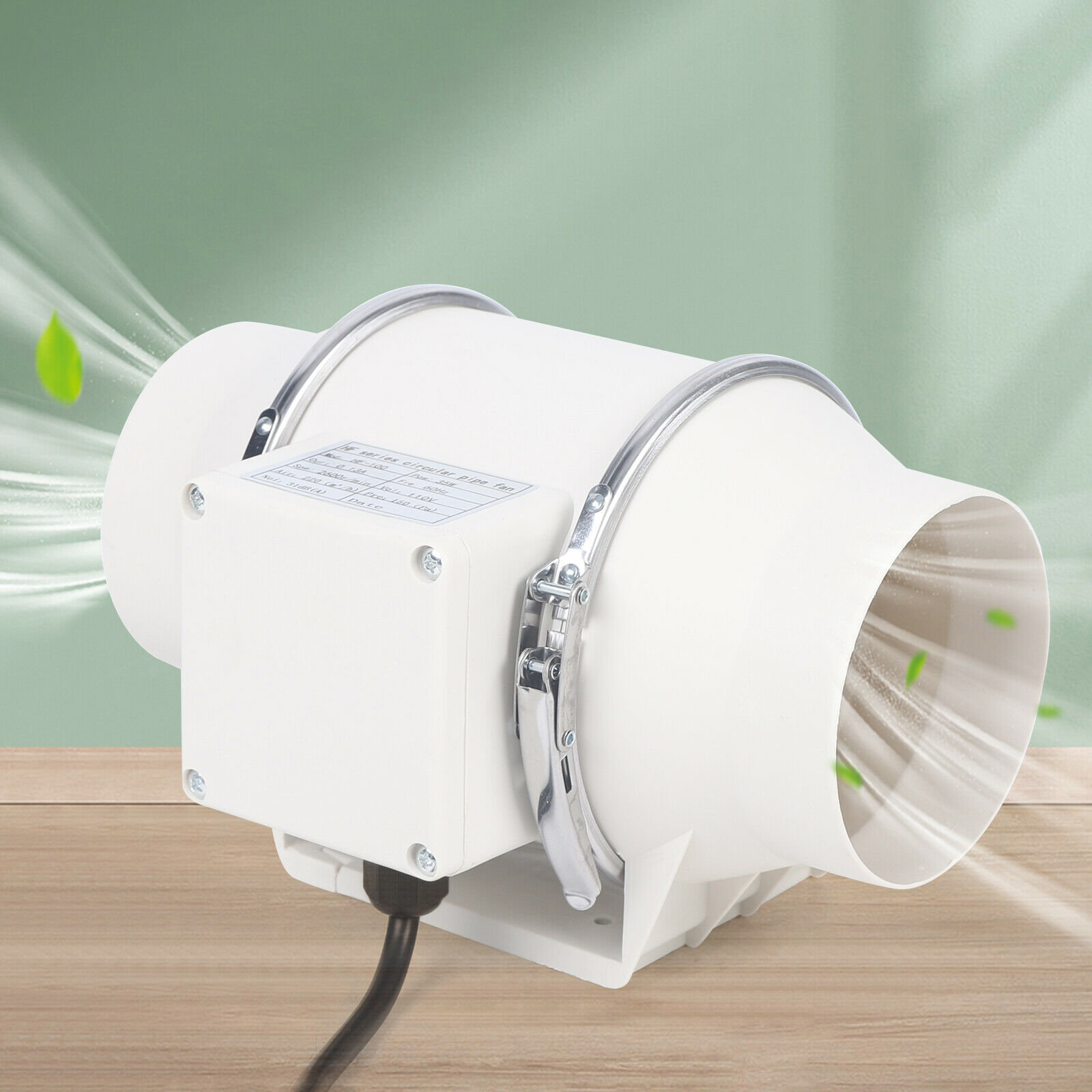 JOYDING Inline Duct Fan Ventilation Exhaust Blower Fans Ductless ...