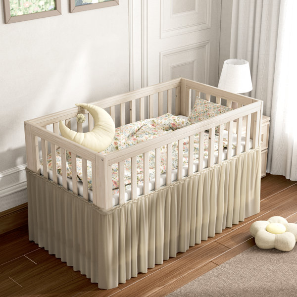 MAMAZING 11-In-1 Convertible Mini Cradle to Full Size Crib With ...