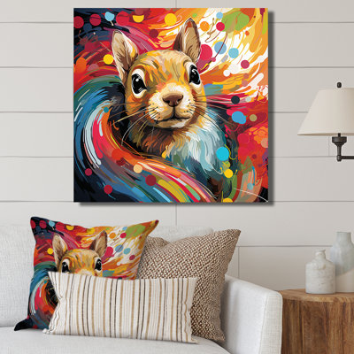 squirrel pop art