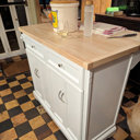 August Grove Mitzi Wood Kitchen Island & Reviews | Wayfair.co.uk