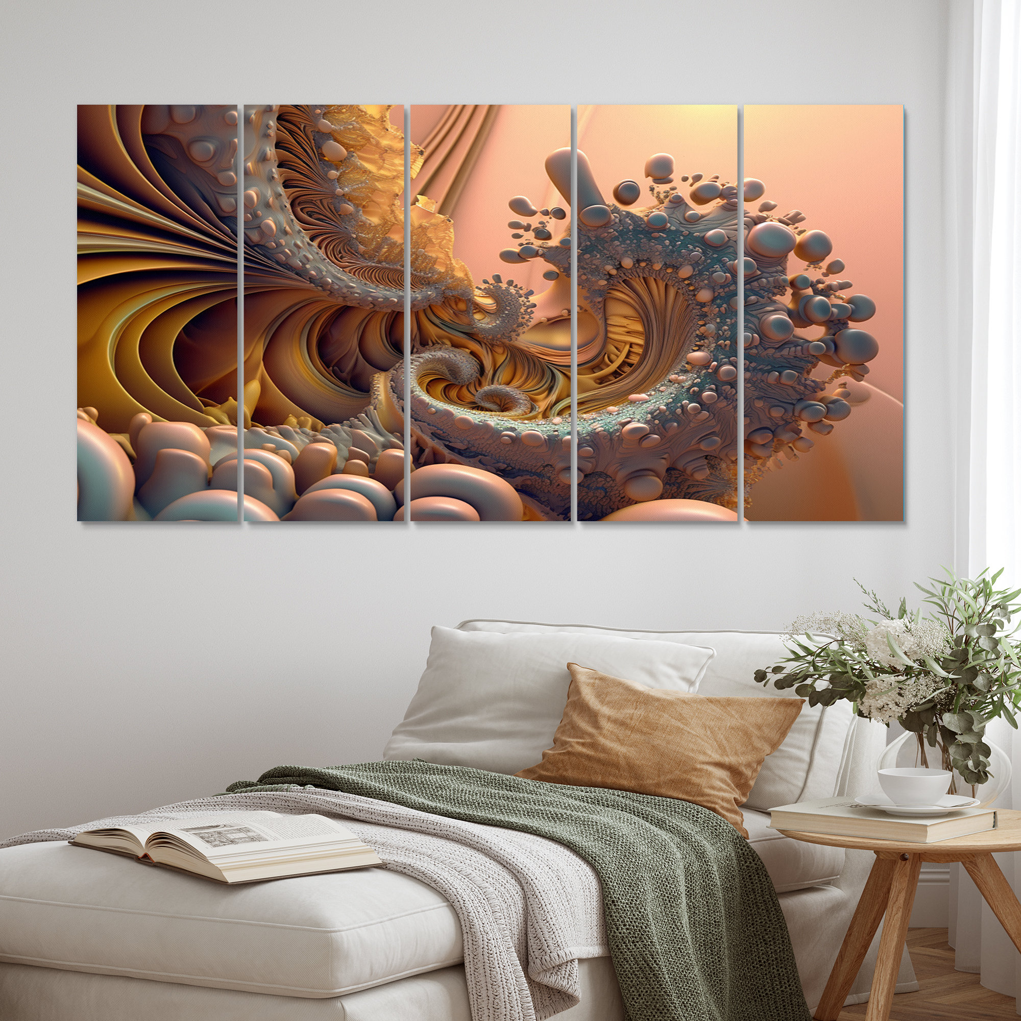 Wrought Studio 3D Fractal Universe In Retro Pastel III - Fractals ...