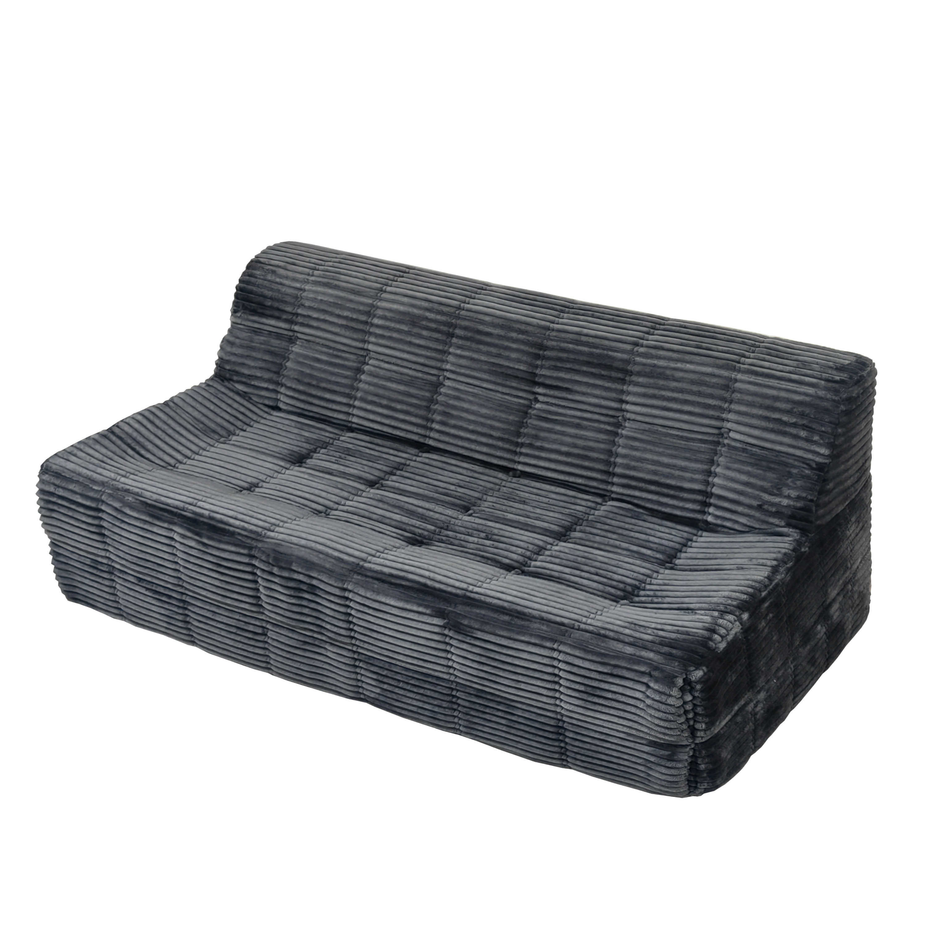 Marina Surf Eshop Three-seater Sofa Crafted From Corduroy Fabric With ...