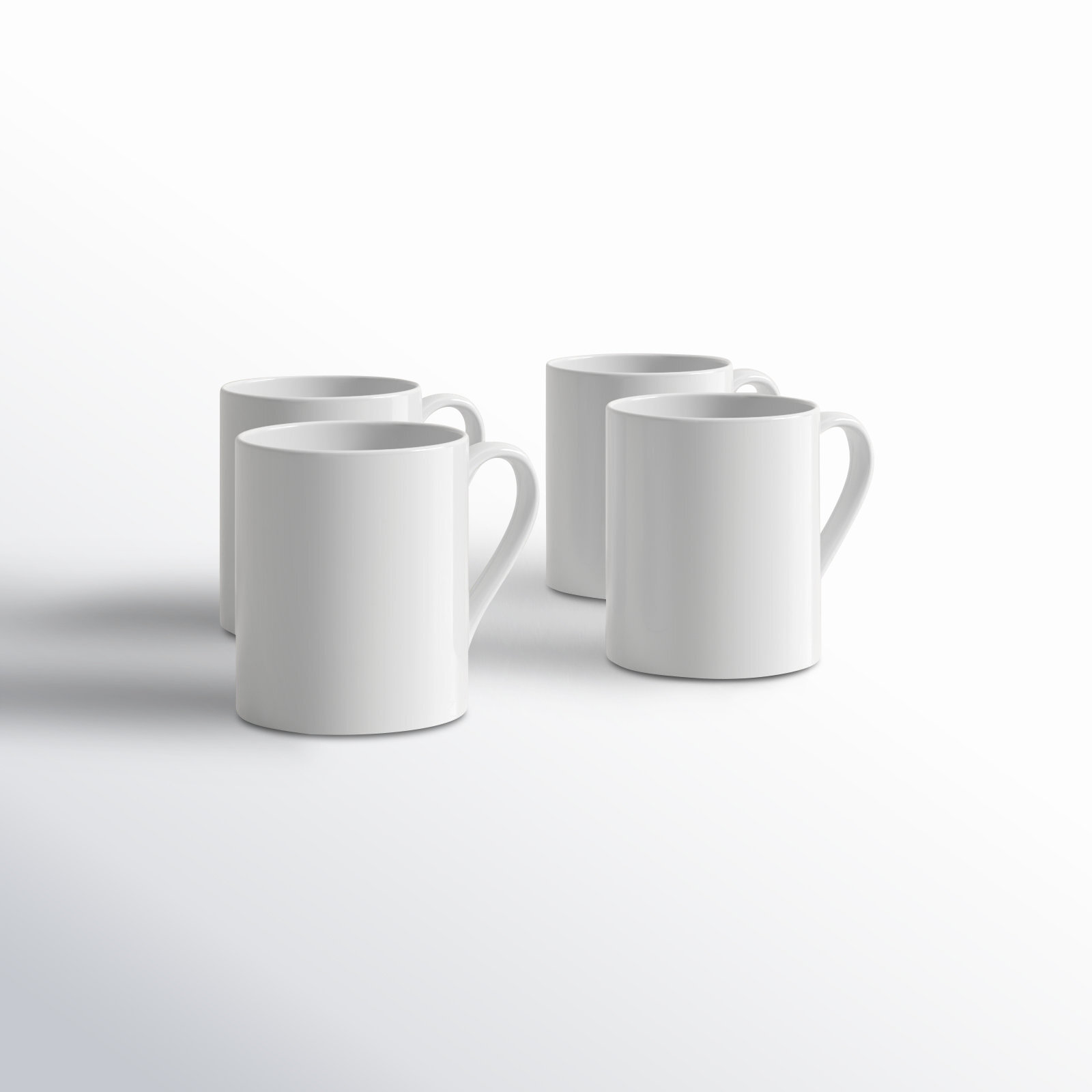 Euro Ceramica Claire Classic Mug Set - 340cc & Reviews | Joss & Main