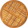 Shimano Carina Accent Round Table, Teak Finish Brown | Wayfair