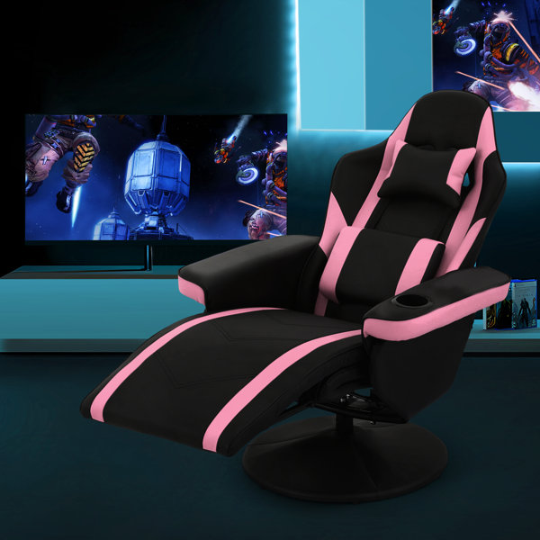 Inbox Zero Gaming Racing Chair with Lumbar Support And Headrest | Wayfair