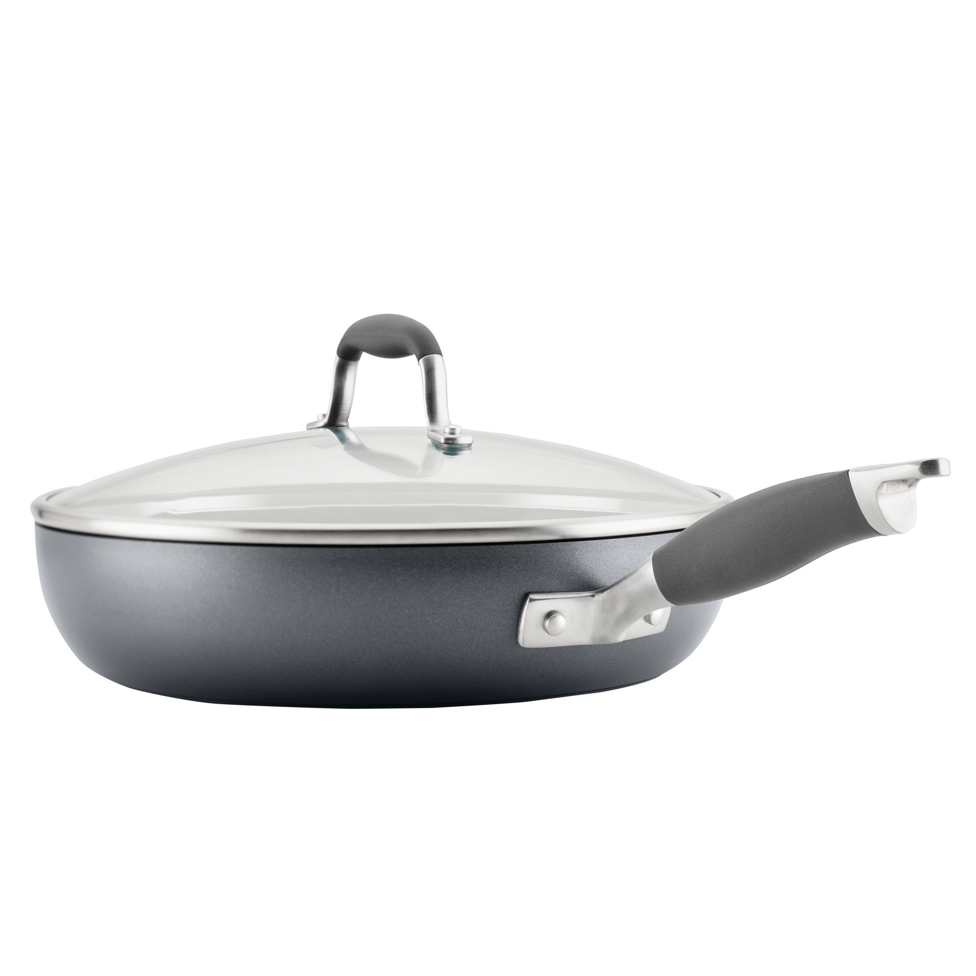 Anolon Advanced Home Hard Anodized Nonstick Deep Frying Pan / Skillet ...