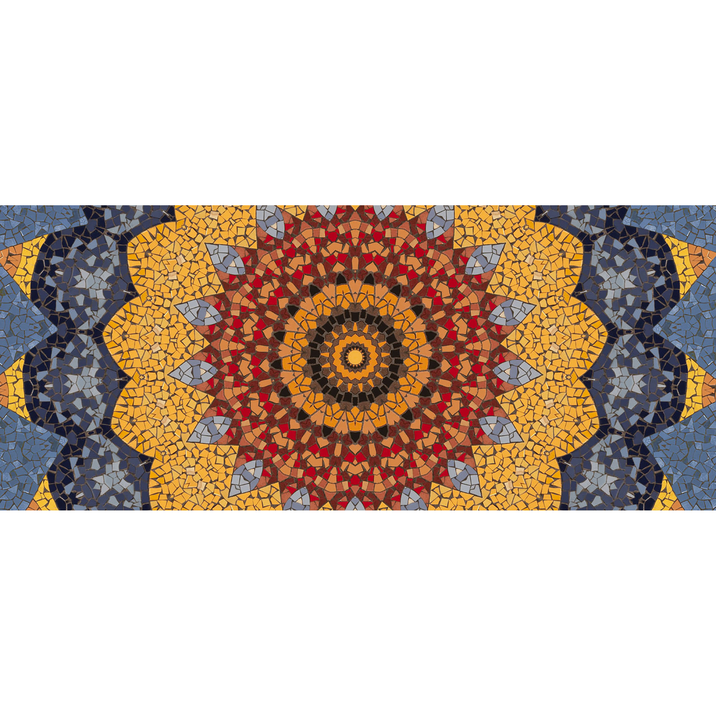 Langley Street® Castagna Sun Mosaic Non-Slip Indoor Door Mat & Reviews ...