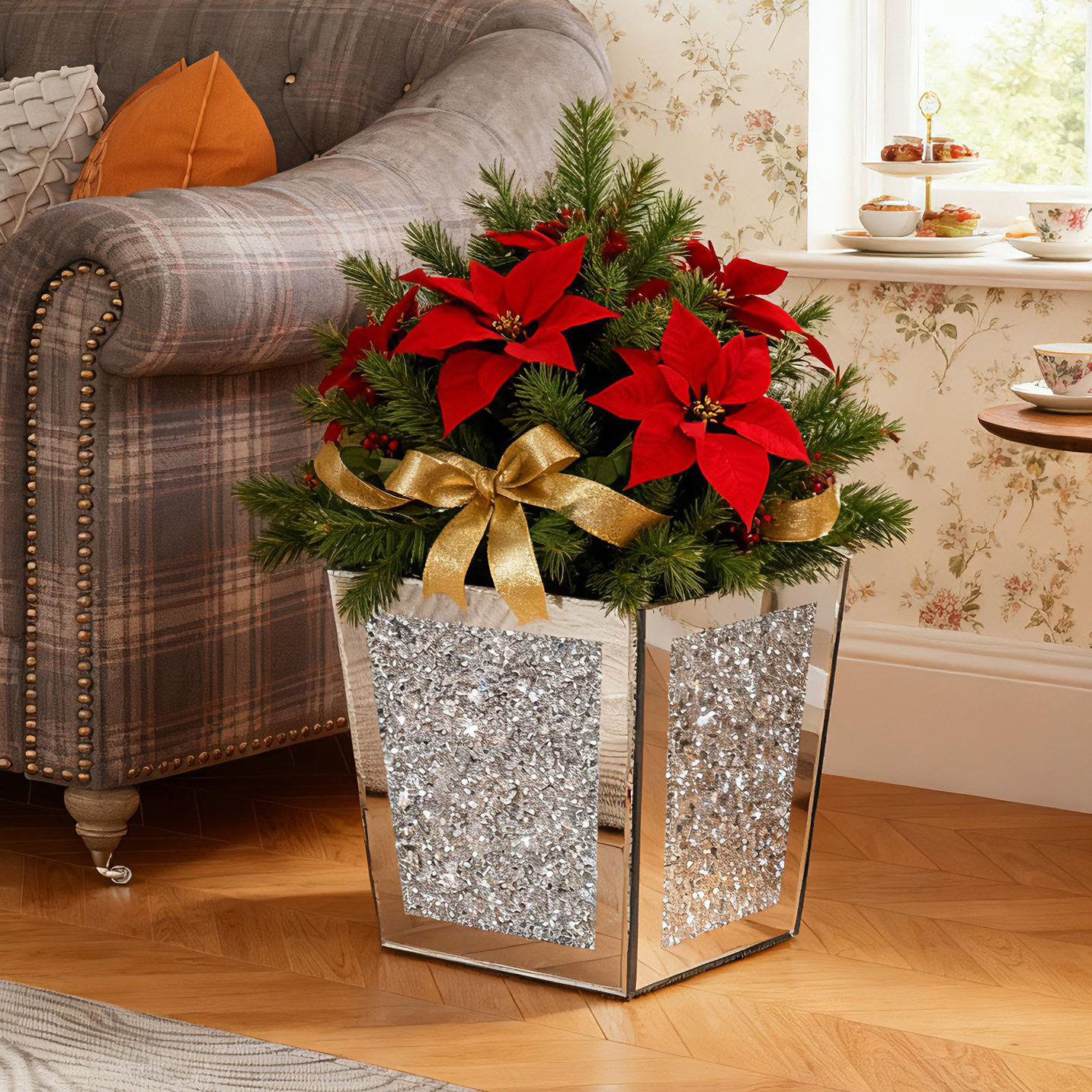 Canora Grey Handmade Mirrored Glass Planter Box | Wayfair.co.uk