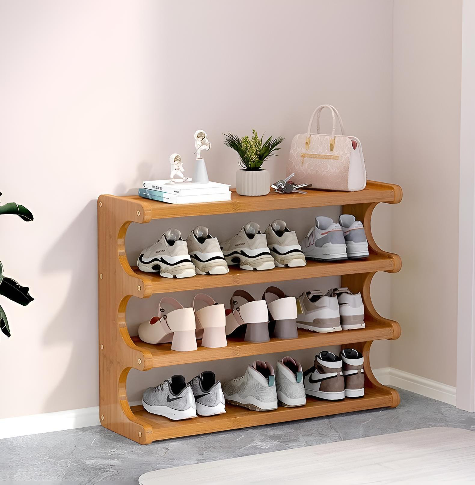 Rebrilliant U-Shaped Simple Shoe Rack, Multi-Layer Storage - Wayfair Canada