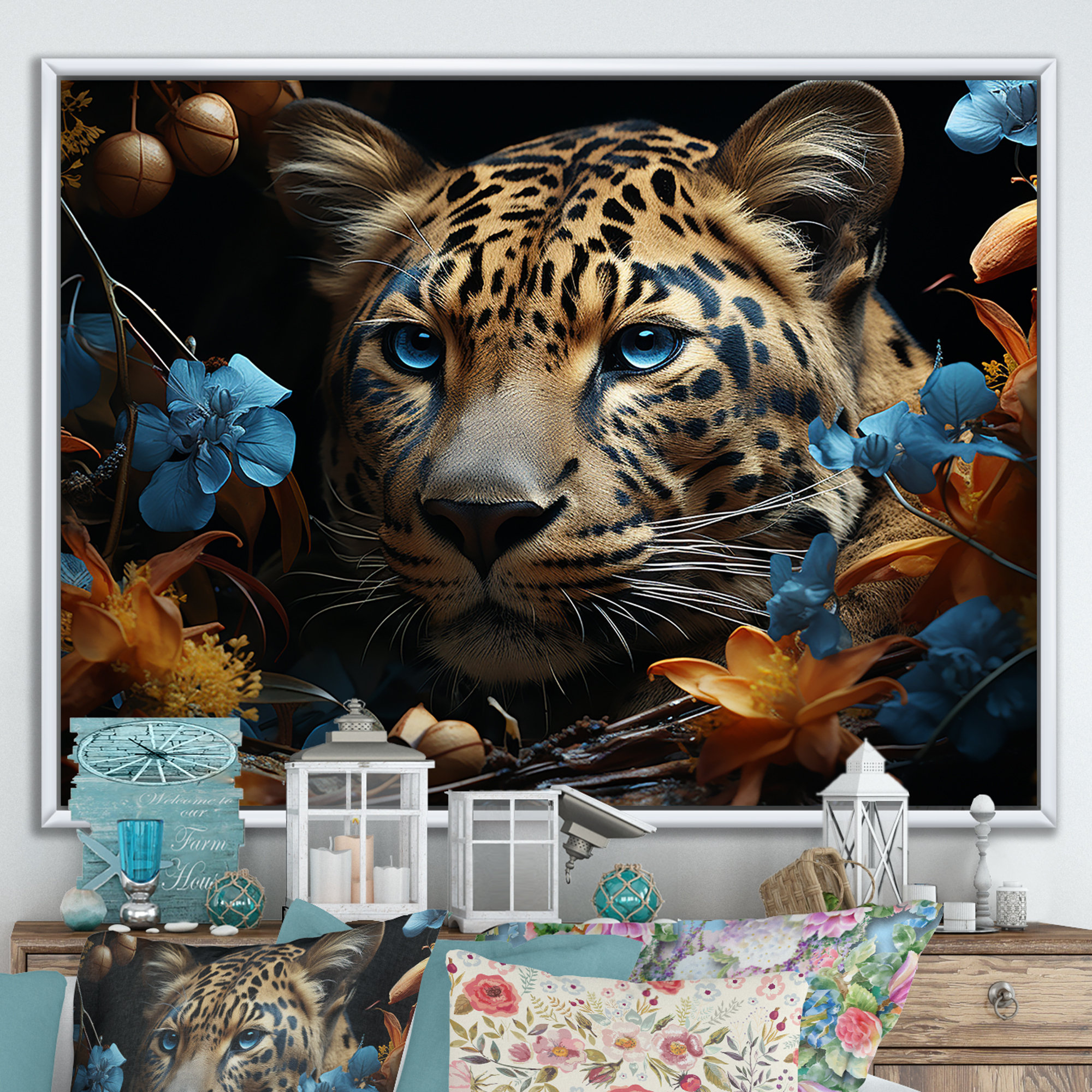 Bungalow Rose Leopard Elusive Hunter Portrait On Canvas Print | Wayfair