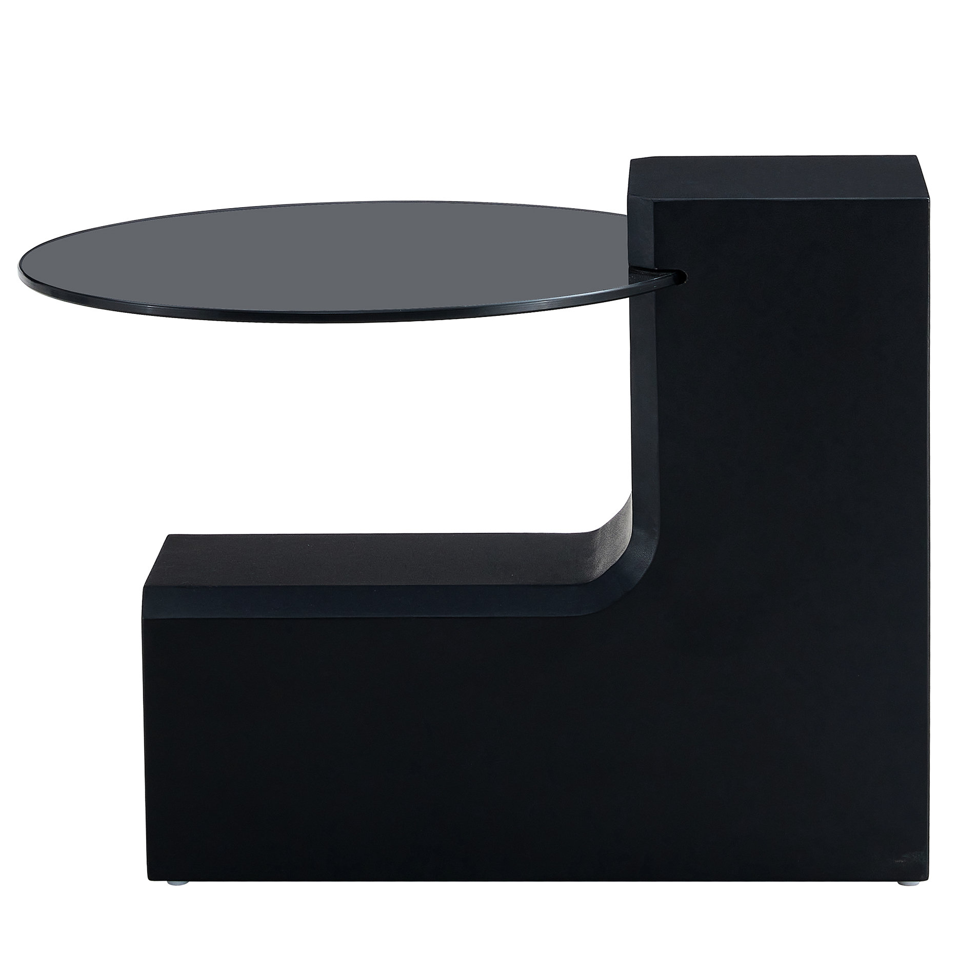 George Oliver Detachable Double- Coffee Table, White And Black ...